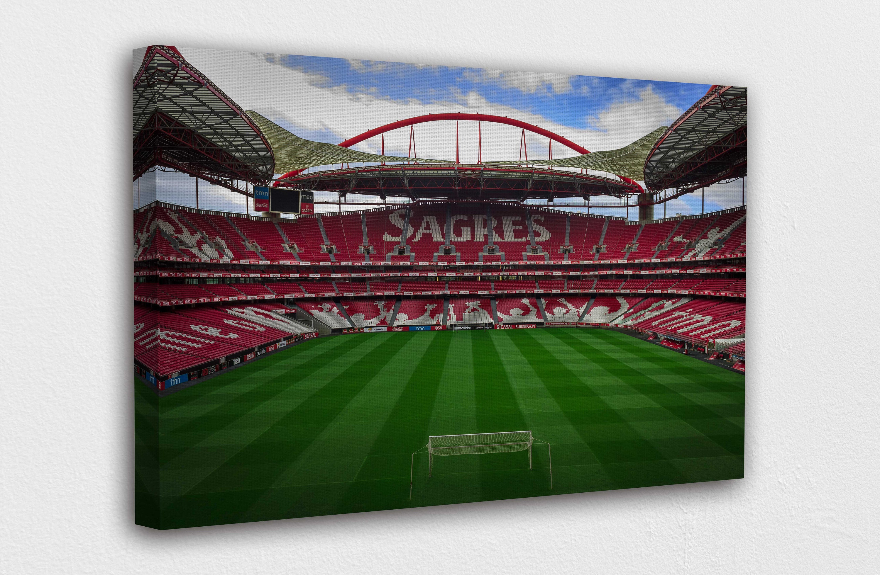 Estádio Sport Lisboa E Benfica Canvas Wall Art Design Poster | Etsy