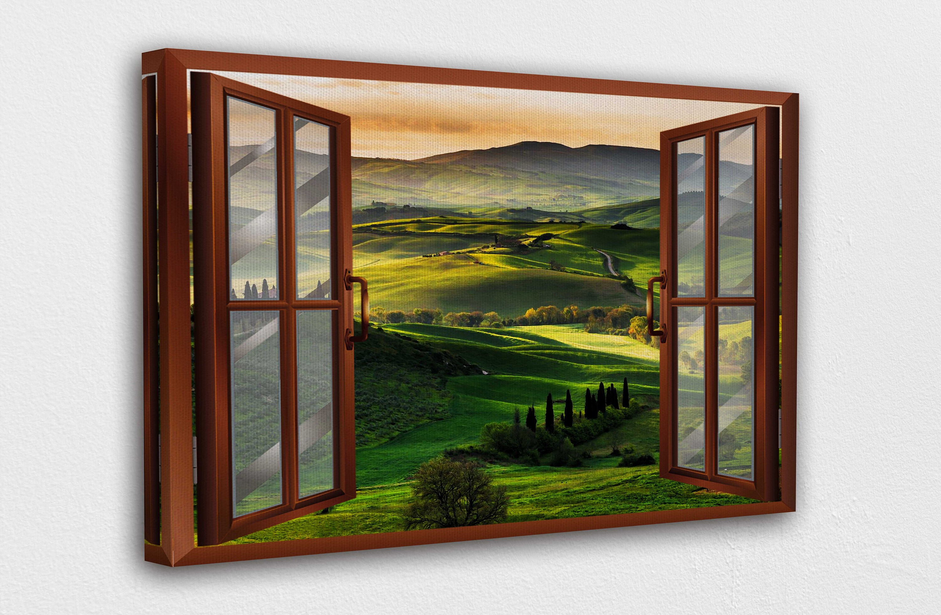 View Through A Window Painting