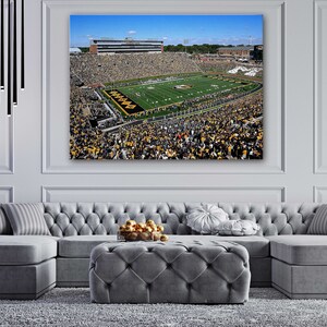 Faurot Field at Memorial Stadium Canvas Wall Art Design | Poster Print ...