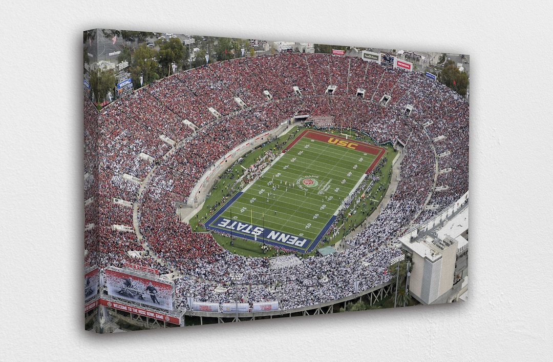 Rose Bowl Aerial View Canvas Wall Art Design | Poster Print Décor for ...