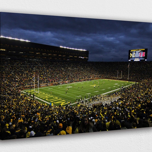 The Big House Michigan Poster - Etsy