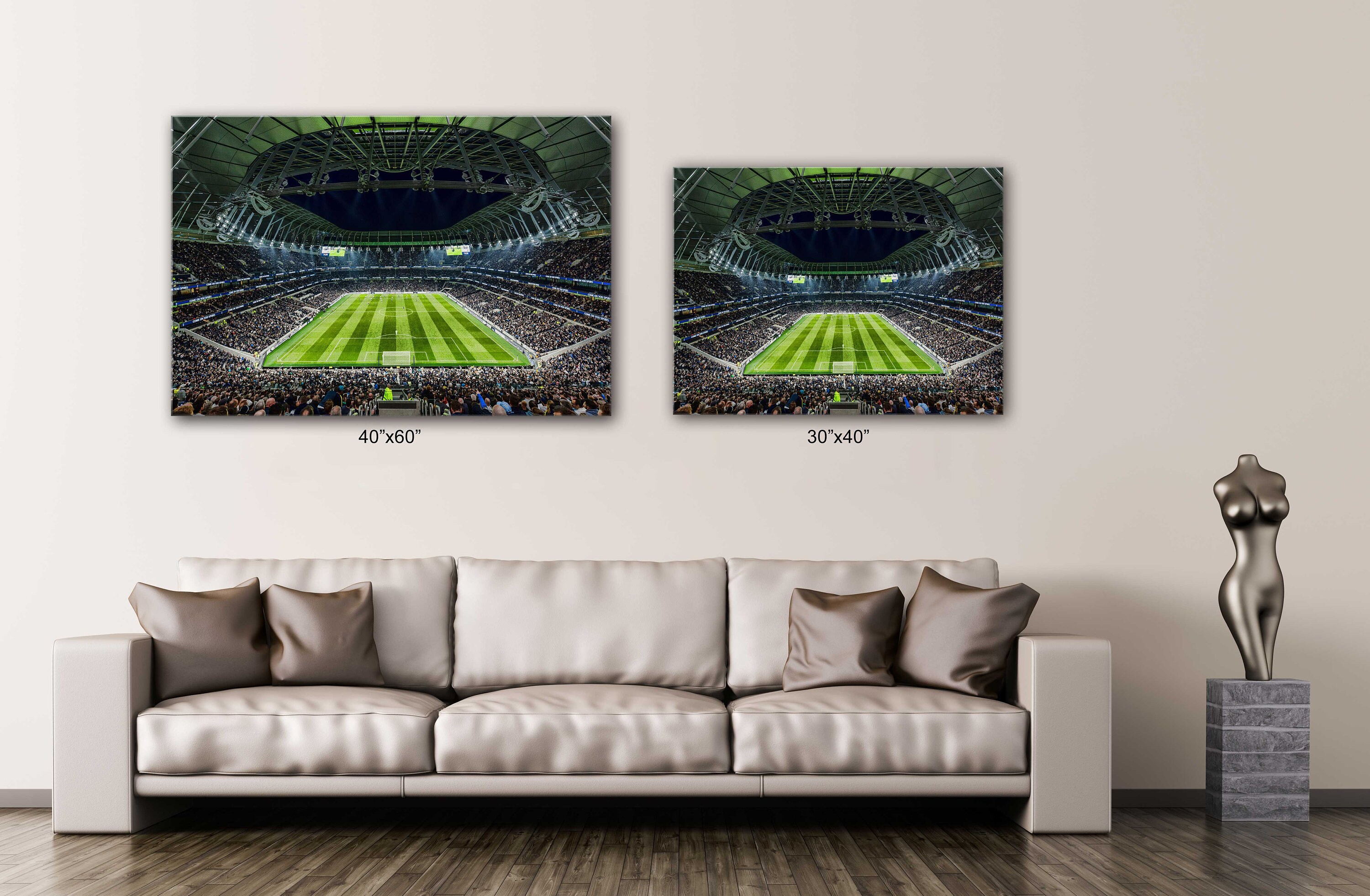 Tottenham Spurs Stadium Canvas Wall Art Design Poster Print - Etsy