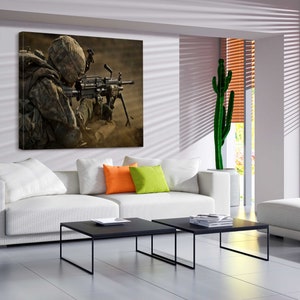 Us Army Canvas Wall Art Design | Poster Print Decor for Home & Office ...