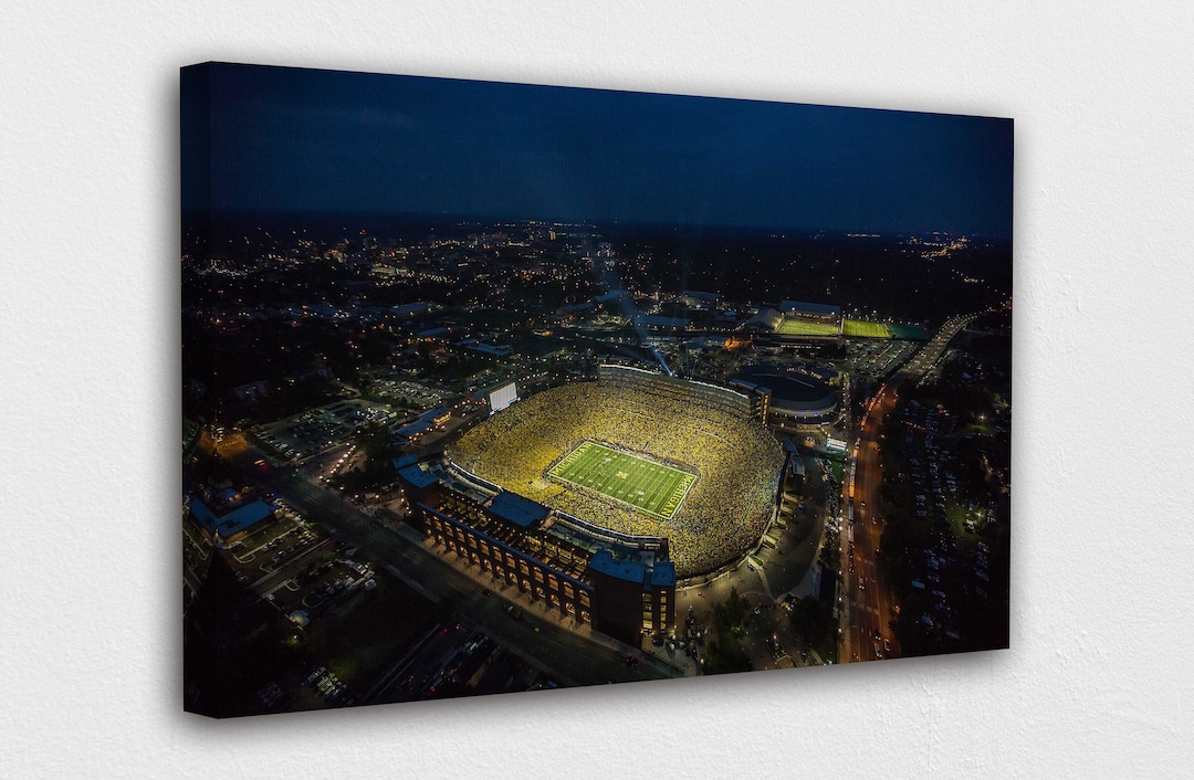 Michigan Stadium Canvas Wall Art Design |poster Print Décor for Home ...