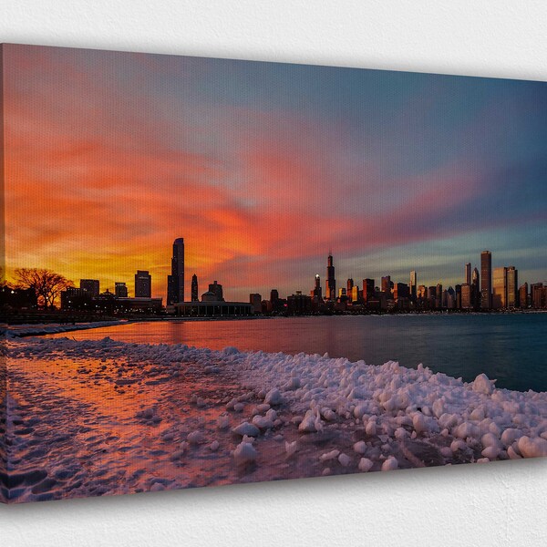 Canvas Wall Art Sunset - Etsy