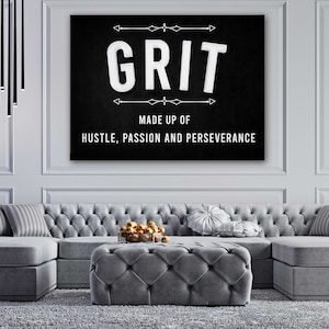 Made up of Grit Canvas Wall Art Design | Poster Print Decor for Home ...