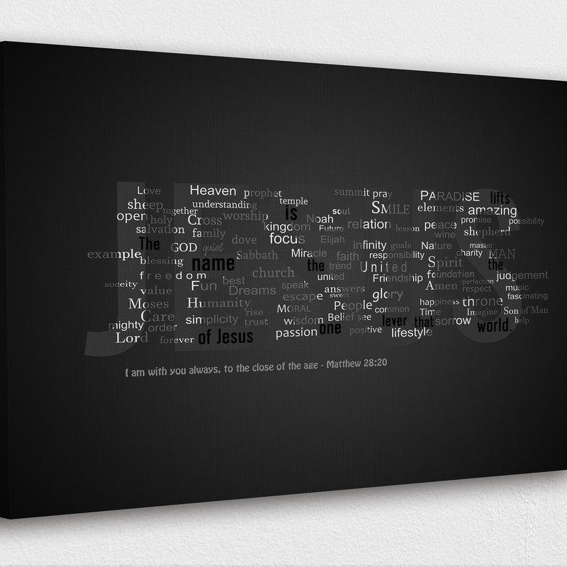 Christian Canvas - Etsy UK