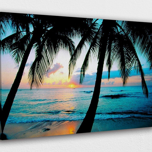 Beach Wall Art Canvas - Etsy