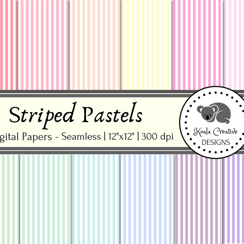 Stripe Background - Etsy