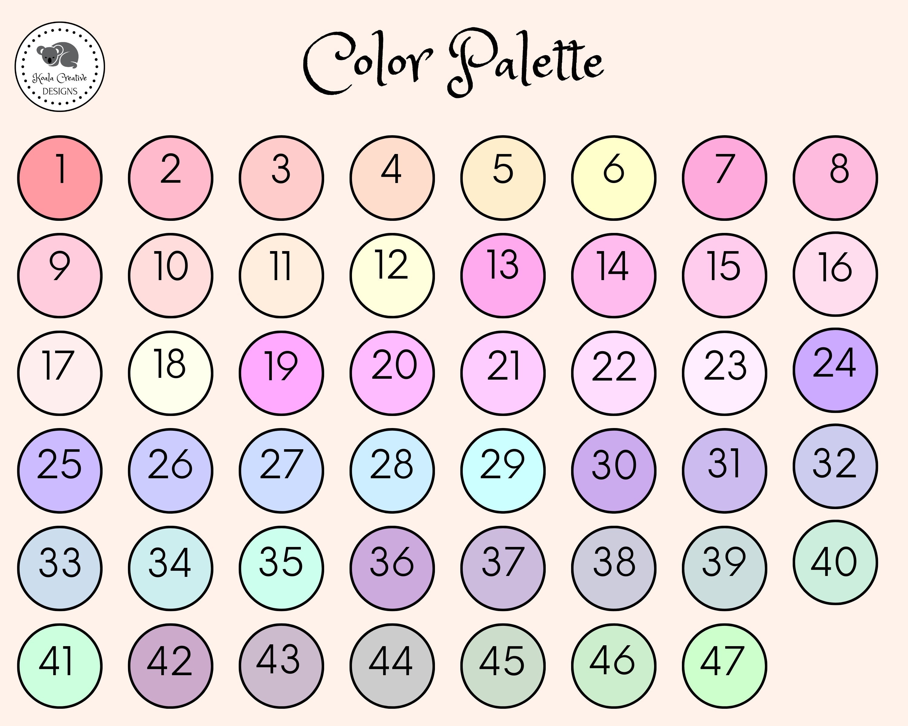 Polka Dot Pastel Digital Paper Pastel Graphics Pastel - Etsy