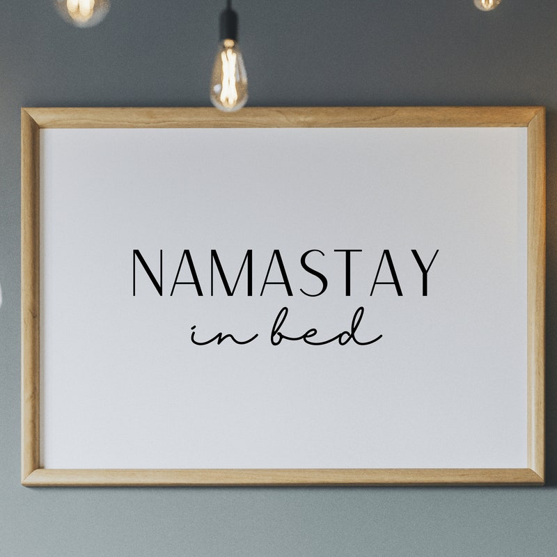 Namastay in Bed - Etsy