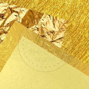 Gold Metals Digital Paper, Metallic Digital Paper, Metallic Texture ...