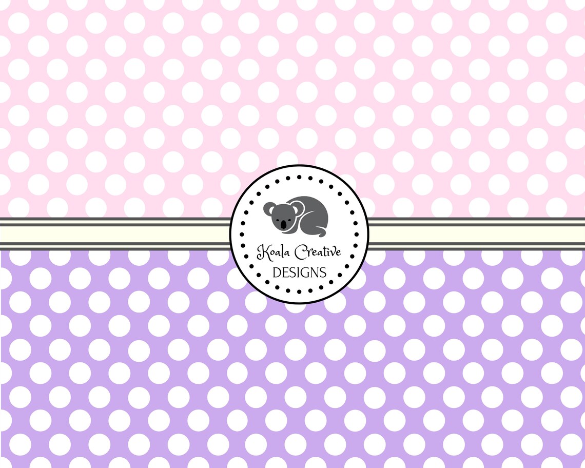 Polka Dot Pastel Digital Paper Pastel Graphics Pastel - Etsy