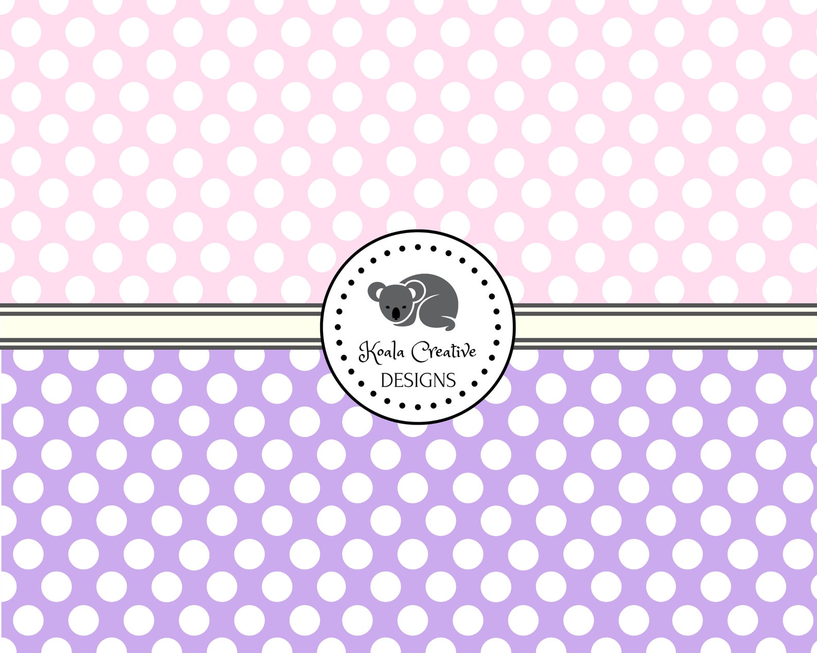 Polka Dot Pastel Digital Paper Pastel Graphics Pastel - Etsy
