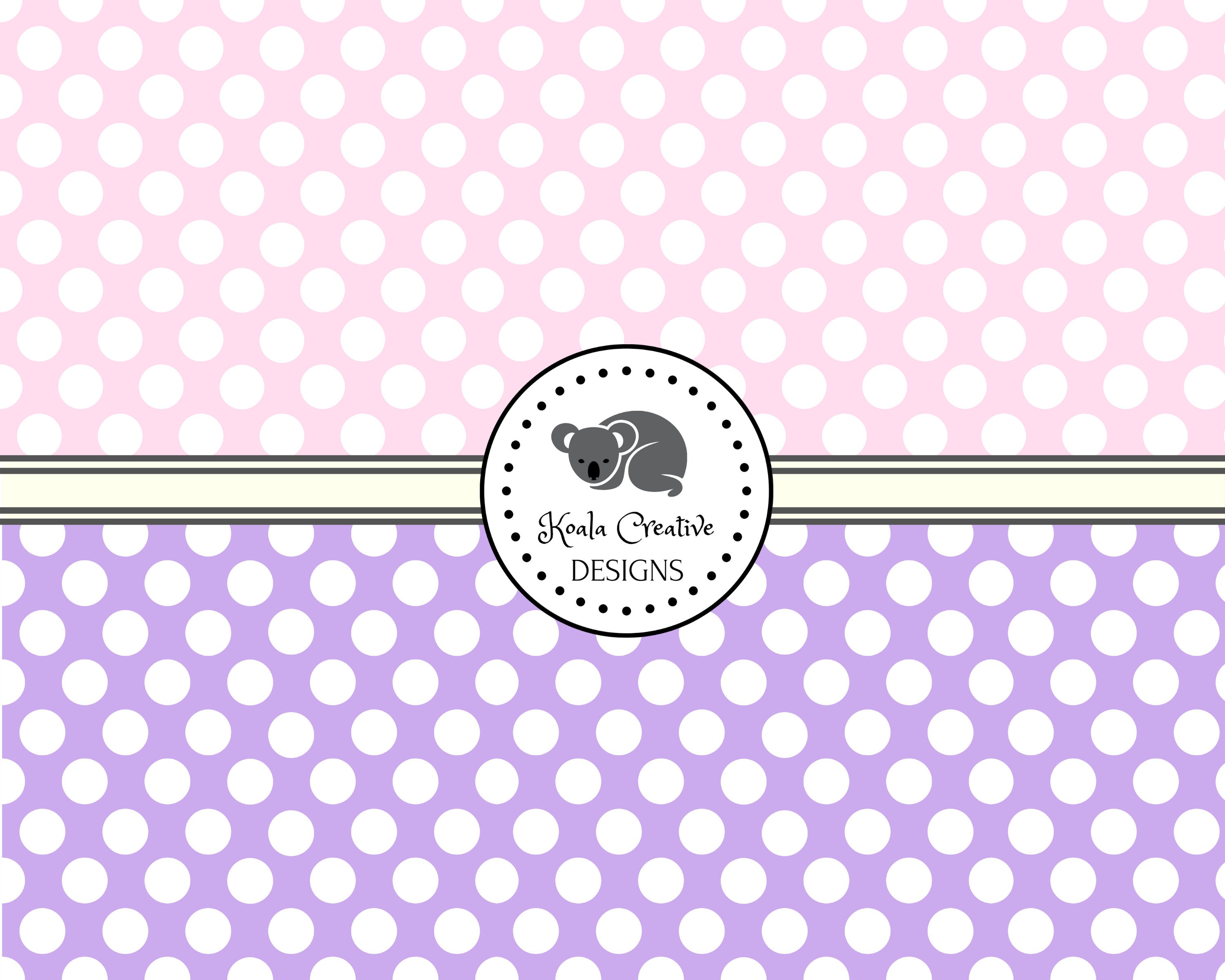 Polka Dot Pastel Digital Paper Pastel Graphics Pastel - Etsy