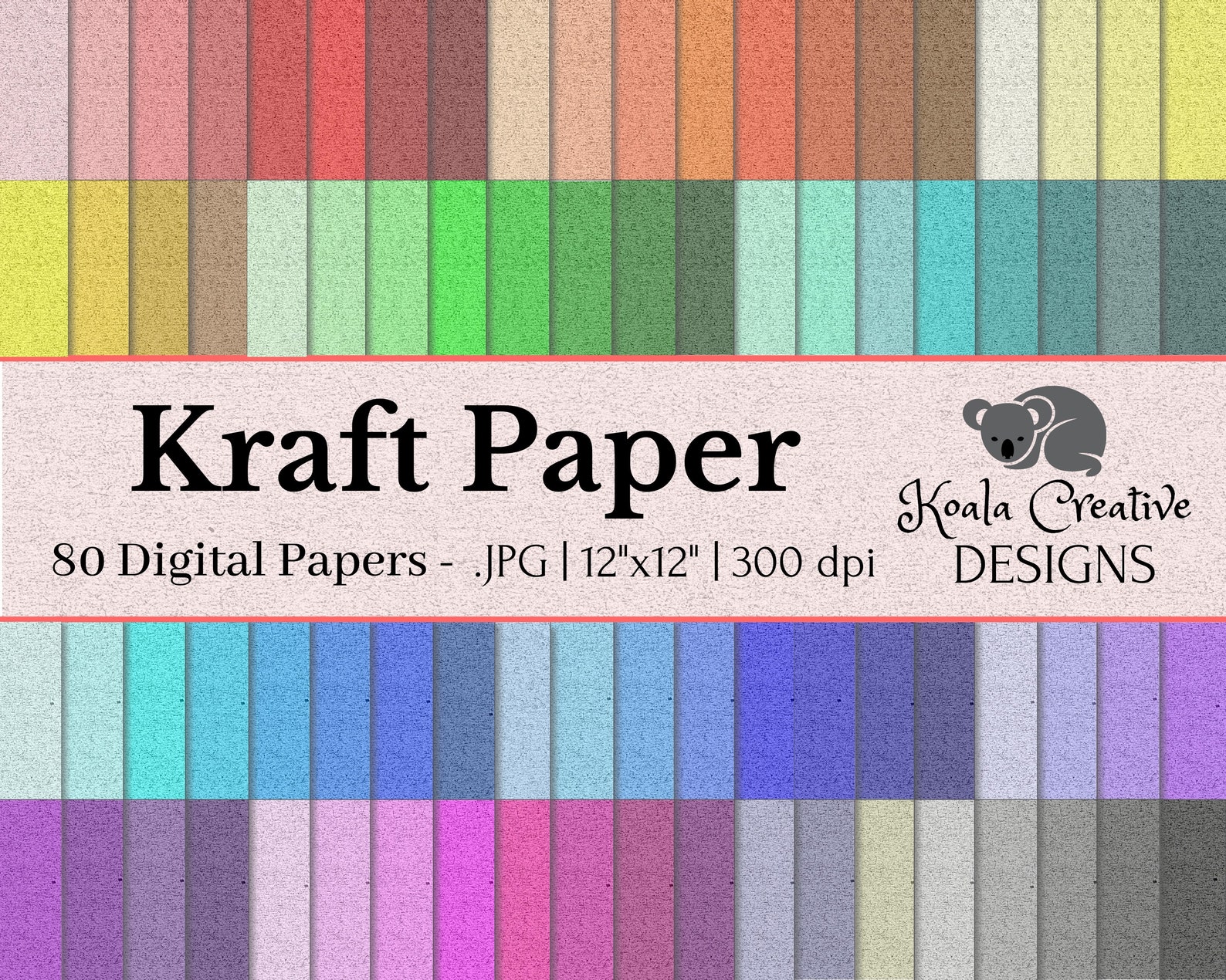 Kraft Paper Digital Paper, Kraft Texture, Kraft Background, Kraft Paper ...