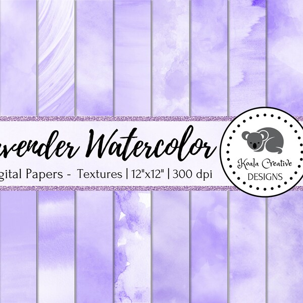 Lavender Watercolor - Etsy