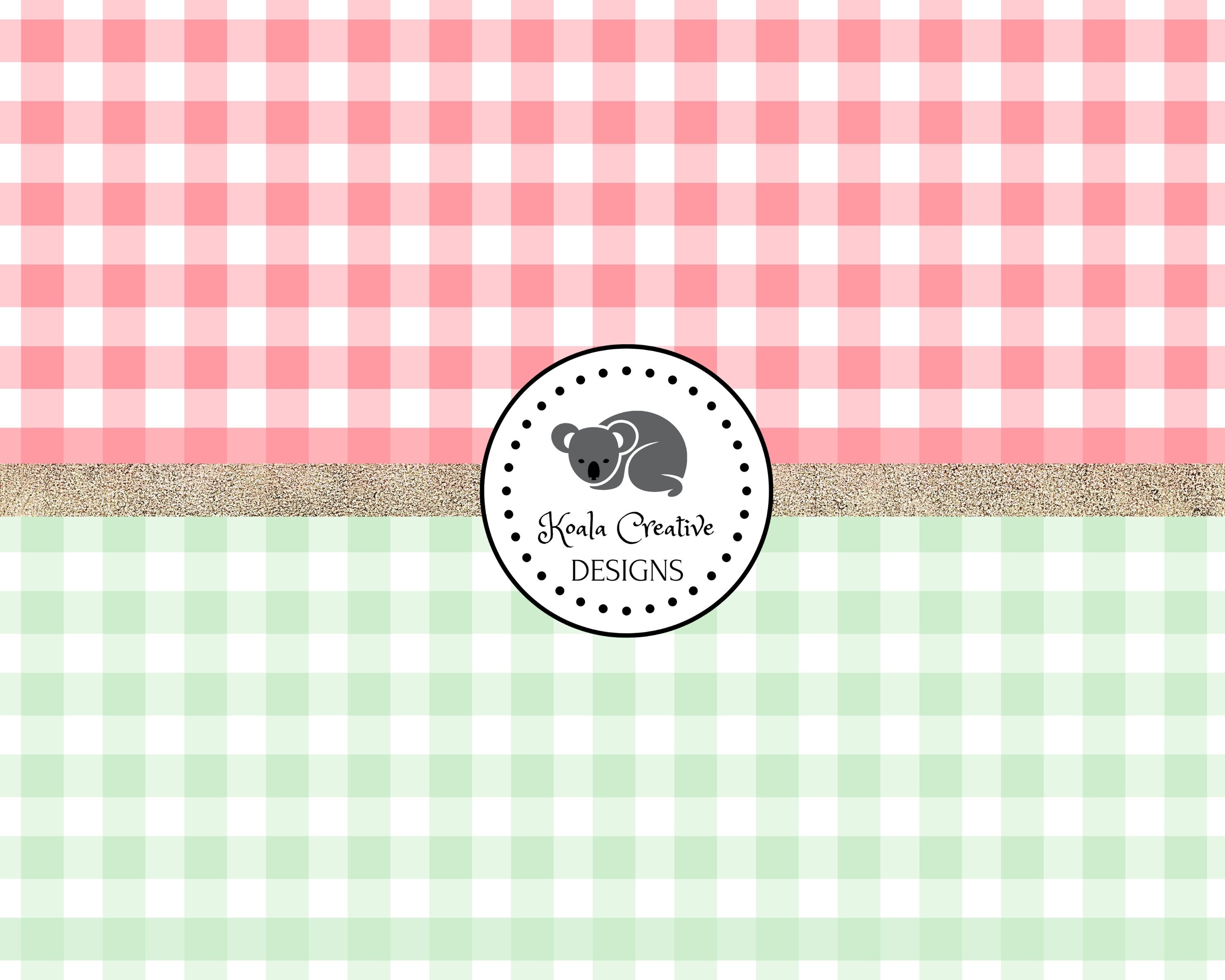 Pastel Gingham Digital Paper, Gingham Pastel Texture, Gingham ...