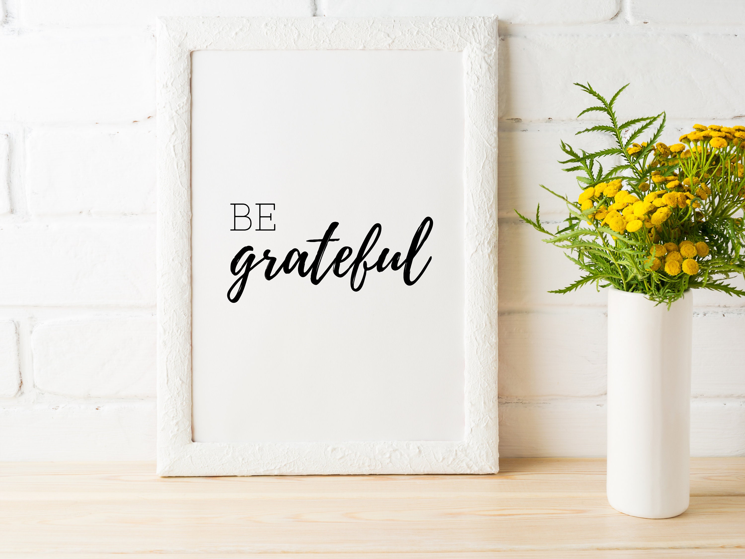 Be Grateful Quotes Printable Art, Quote Digital Art, Quote Digital ...