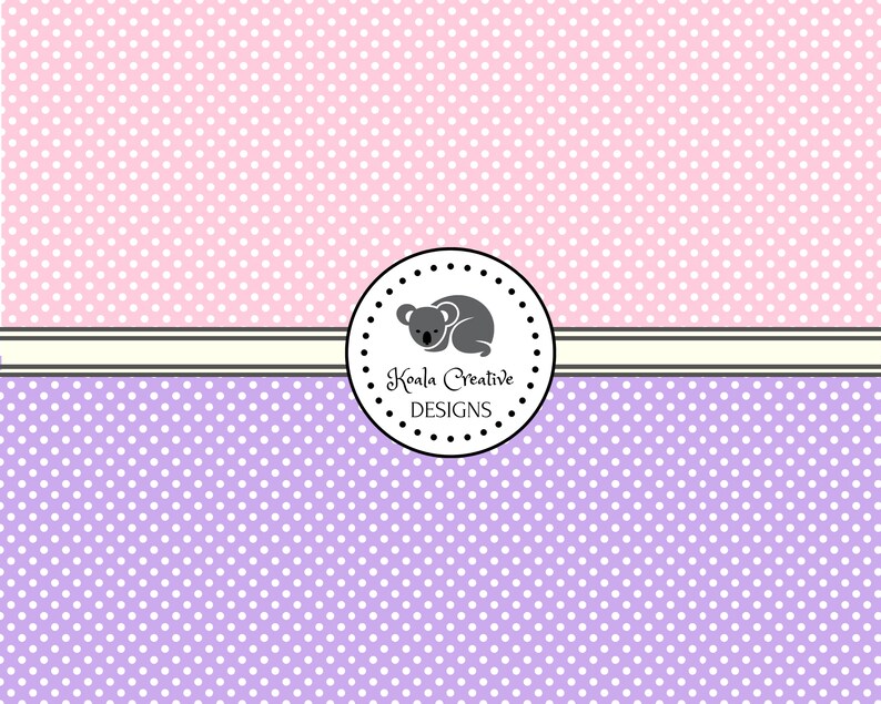 Mini Polka Dot Pastel Digital Paper, Pastel Graphics, Pastel Background ...