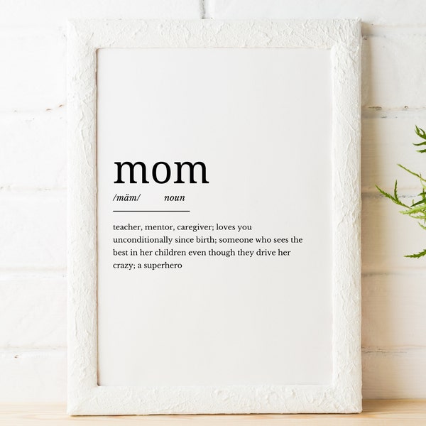 Mom Meaning Etsy