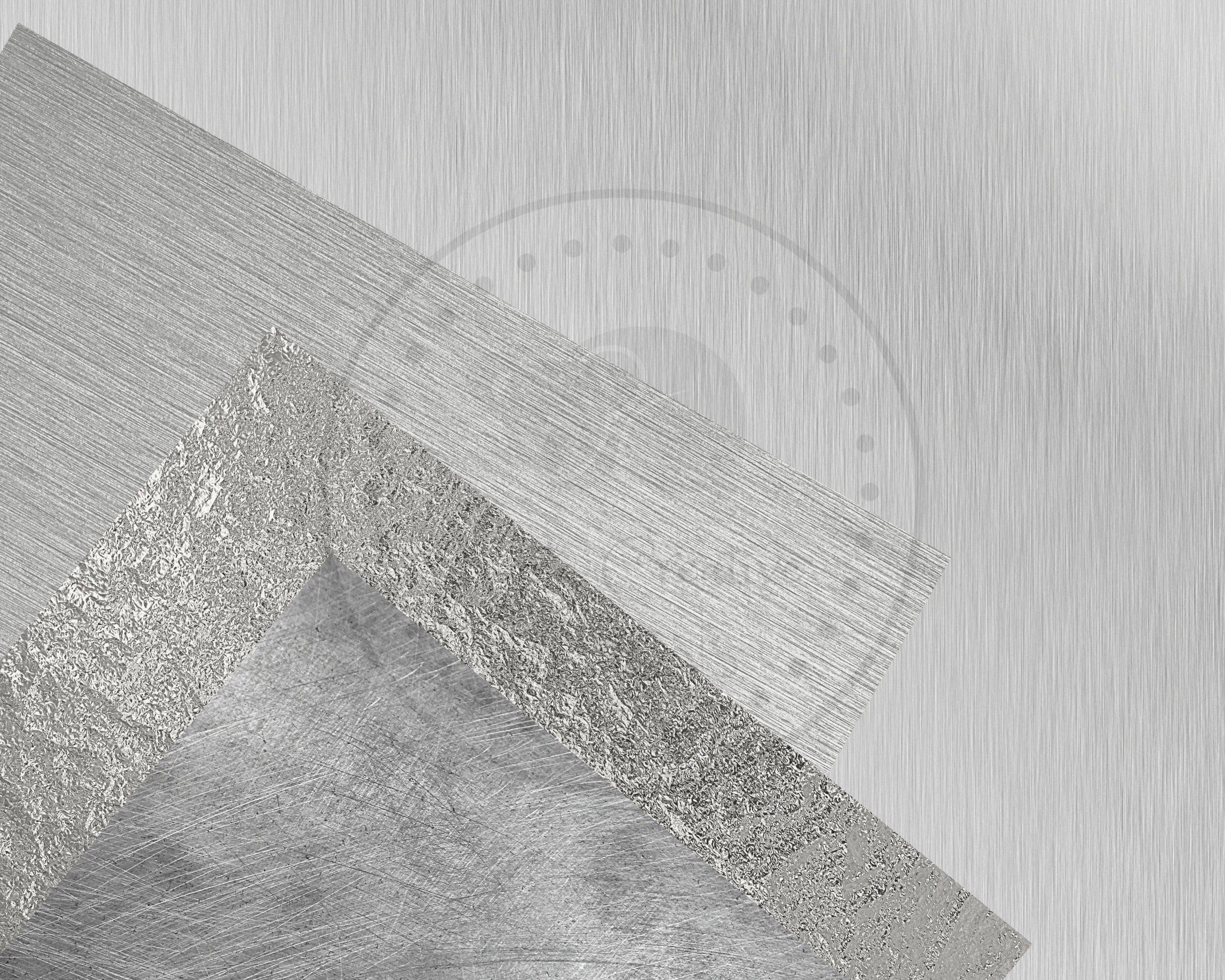 Papel digital de metales de plata, papel digital metálico, textura ...