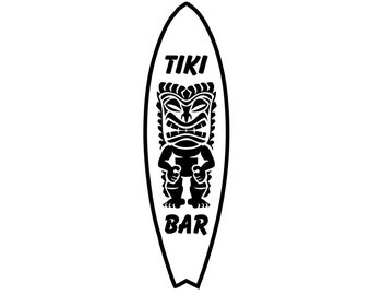 Tiki Bar Svg, Tiki Bar Sign Cnc File, Cnc Tiki Sign File, Mancave Tiki ...