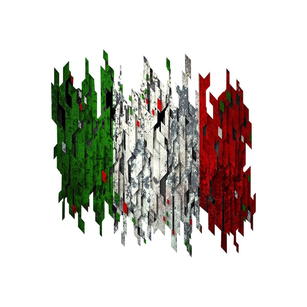 Distressed Italy Flag Decal, Full Color Italian Flag, Flag Car Decal ...