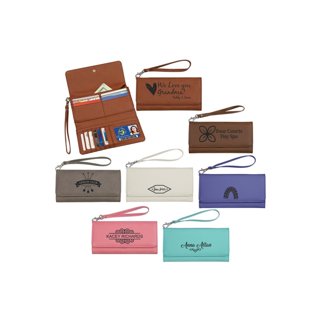 Women's Wallet, Laser Engraved Wallets, Personalized Women's Wallets ...
