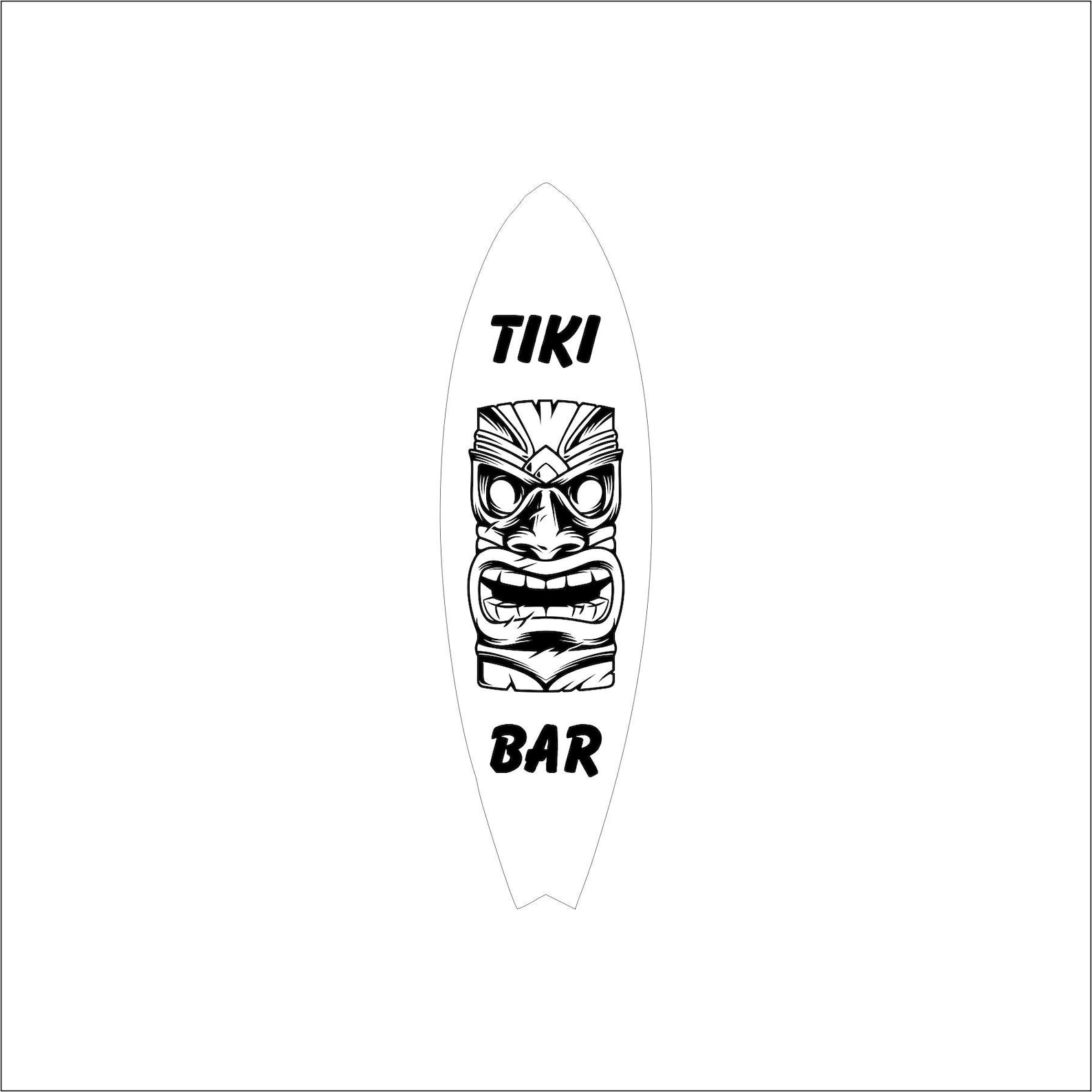 Tiki Bar Svg, Tiki Bar Sign Cnc File, Cnc Tiki Sign File, Mancave Tiki ...