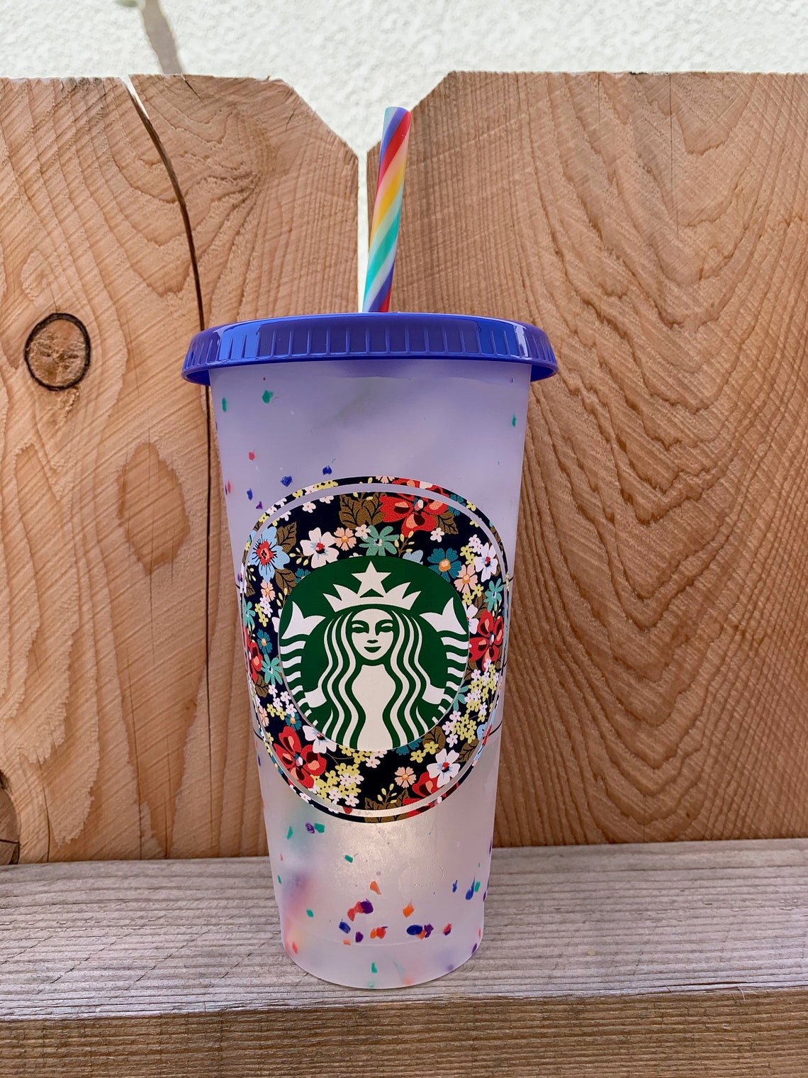 Venti Starbucks Cup With Circle Vinyl Reuseable Starbucks - Etsy UK