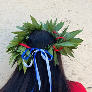 FRESH Bay Leaf Laurel Crown—greek&roman Head Wreath | Graduation ...