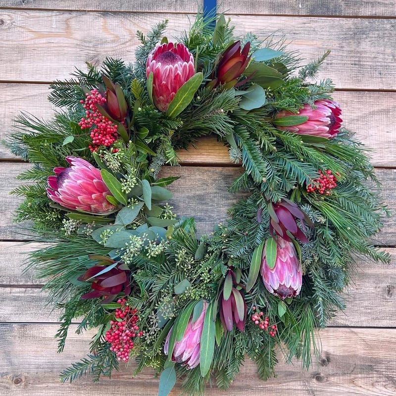Fresh Valentine Wreath - Etsy