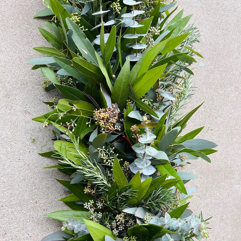 Natural Mantel Garland - Etsy