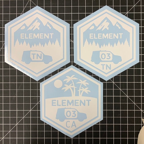 Element Vinyl Decal Compass Decal Mountain Decal Car Decal - Etsy