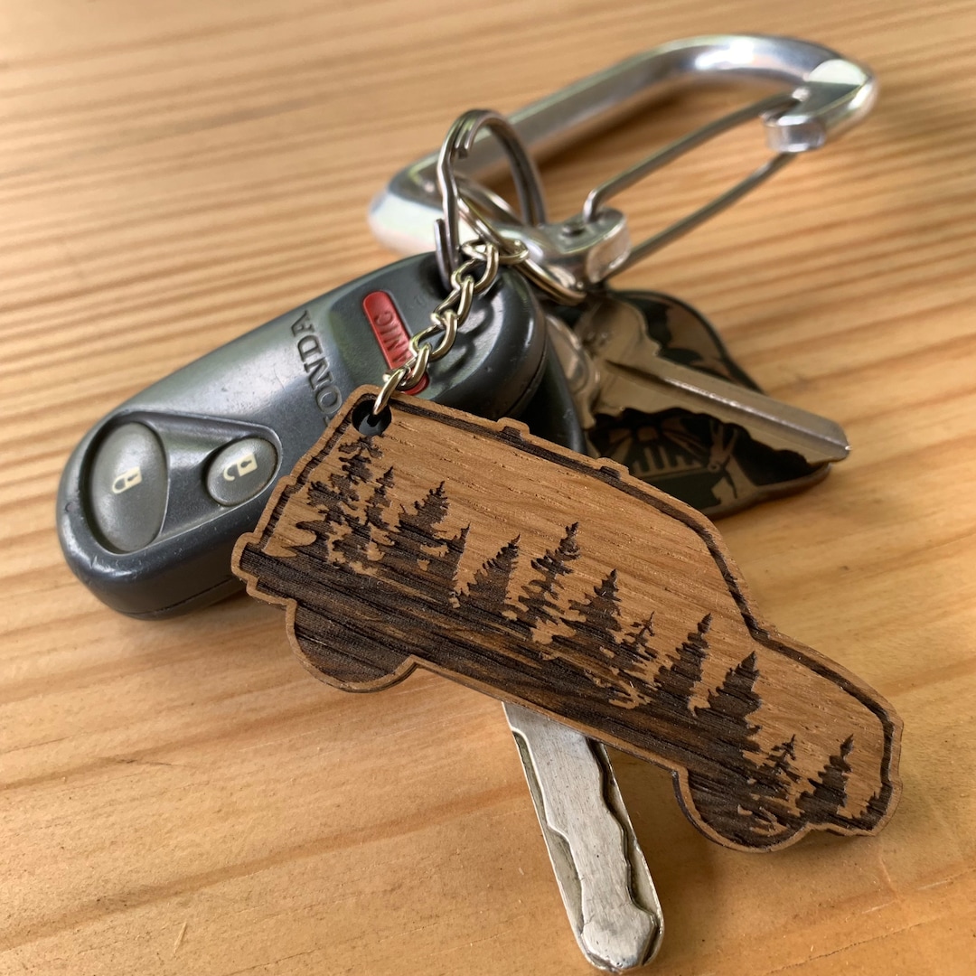 Honda Element Tree Line Keychain, Outdoor Keychain, Custom Keychain - Etsy