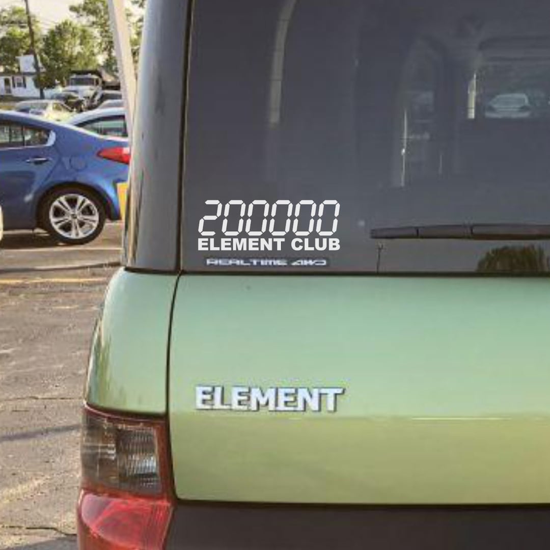 Honda Element Milestone Decal, Custom Decal, Personalized Car Sticker ...