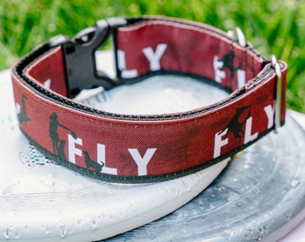 Disc Demon Dog Sport 1 Inch Wide Dog Collar With Adjustable - Etsy