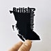 British Columbia Sticker, BC Map Sticker, BC Province Sticker, Black ...