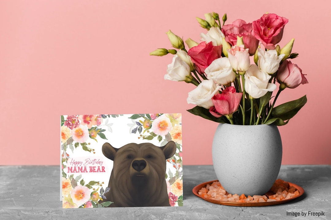 Mama Bear Birthday Card, Mama Birthday Card, Birthday Card for Mom ...