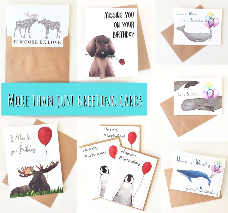 Seal Birthday Card Celebration Card Cute Seal Greeting Card - Etsy