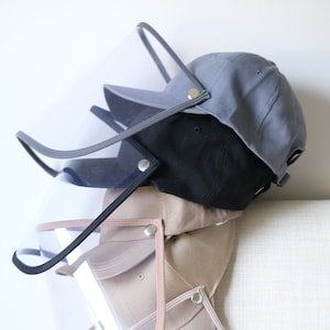 Baseball Cap With Face Shield - Etsy