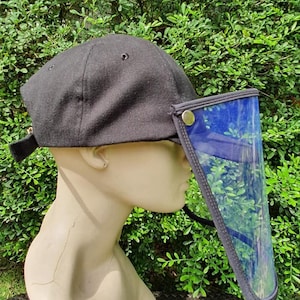 Baseball Cap With Face Shield - Etsy
