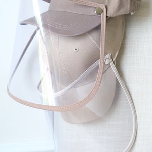 Baseball Cap With Face Shield - Etsy