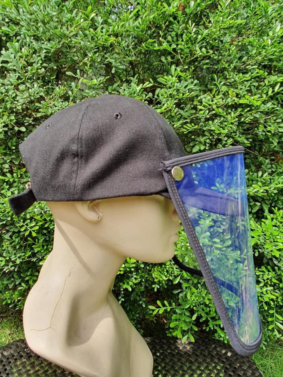 Kid's Baseball Cap With Face Shield - Etsy