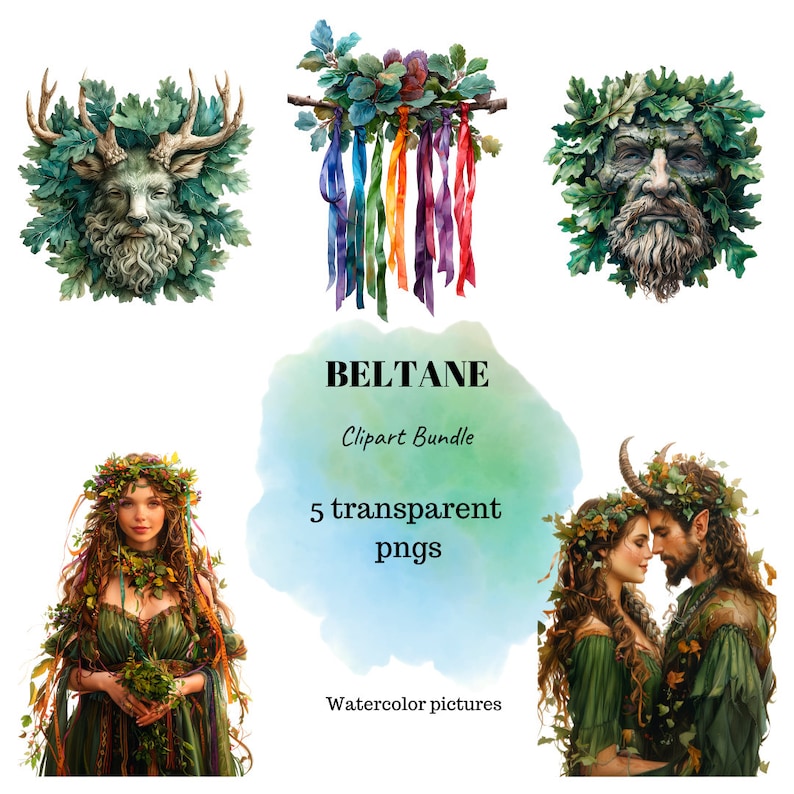 Beltane. PNG Images With Transparent Background. Watercolor Drawings ...