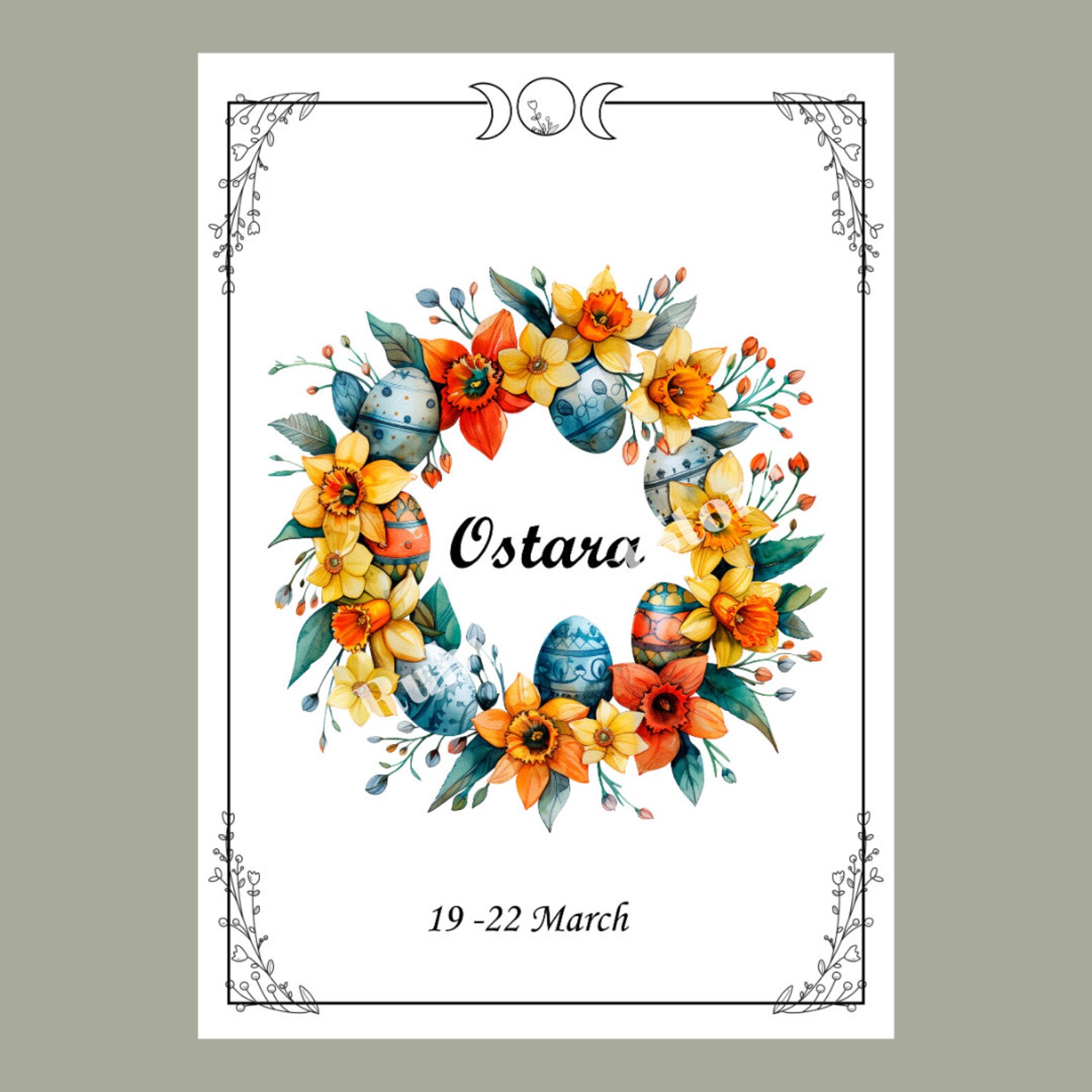 Wheel of the Year Holidays. 2024 Printable Set. Digital Download. - Etsy