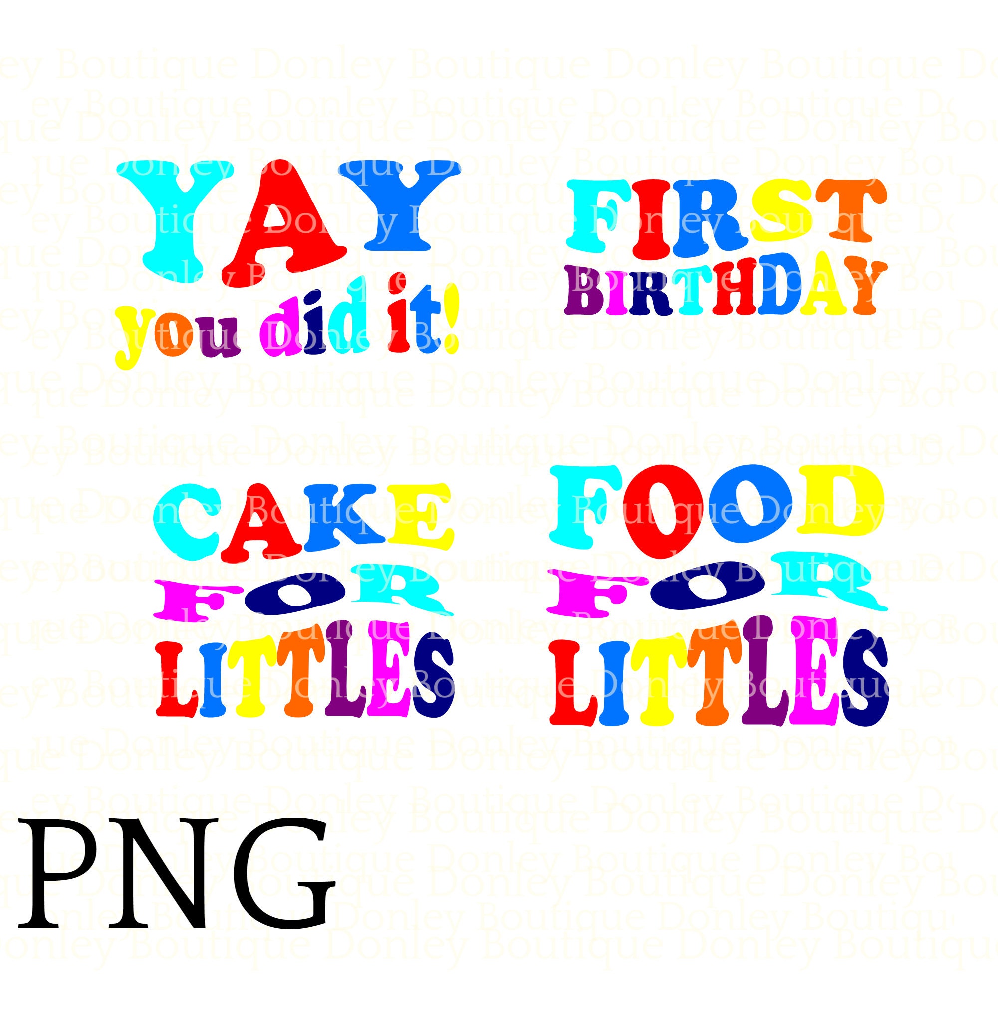 Ms Rachel First Birthday Party Pack Digital Download PNG Miss - Etsy