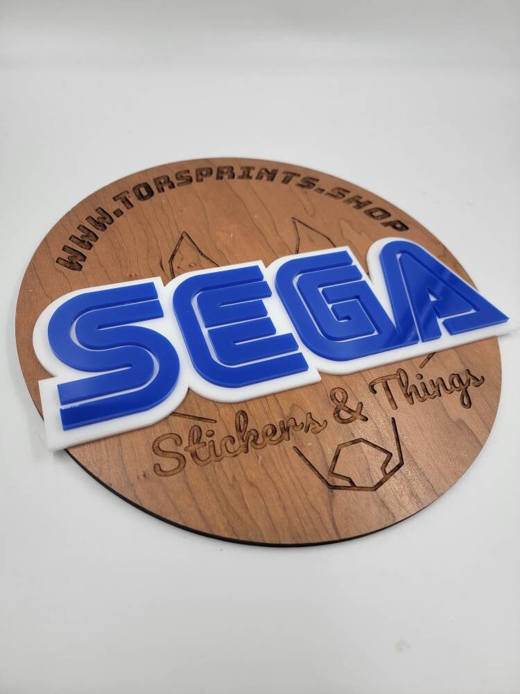 SEGA Logo Video Game Sign Wall Decor - Etsy