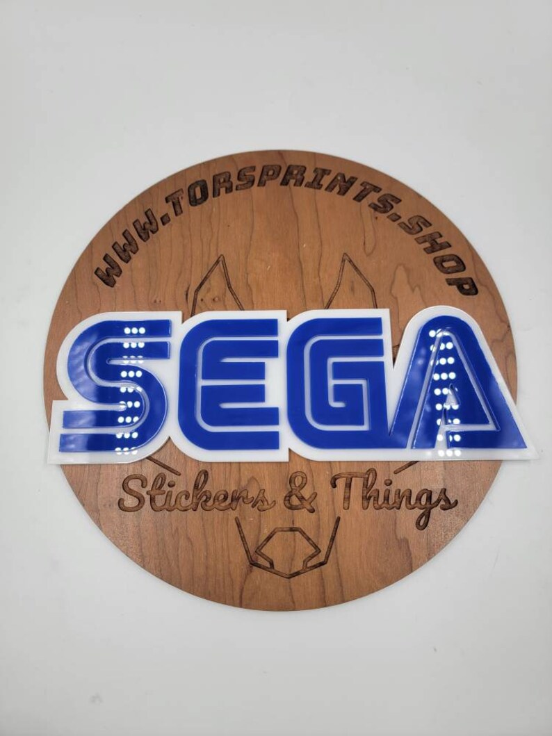 SEGA Logo Video Game Sign Wall Decor - Etsy